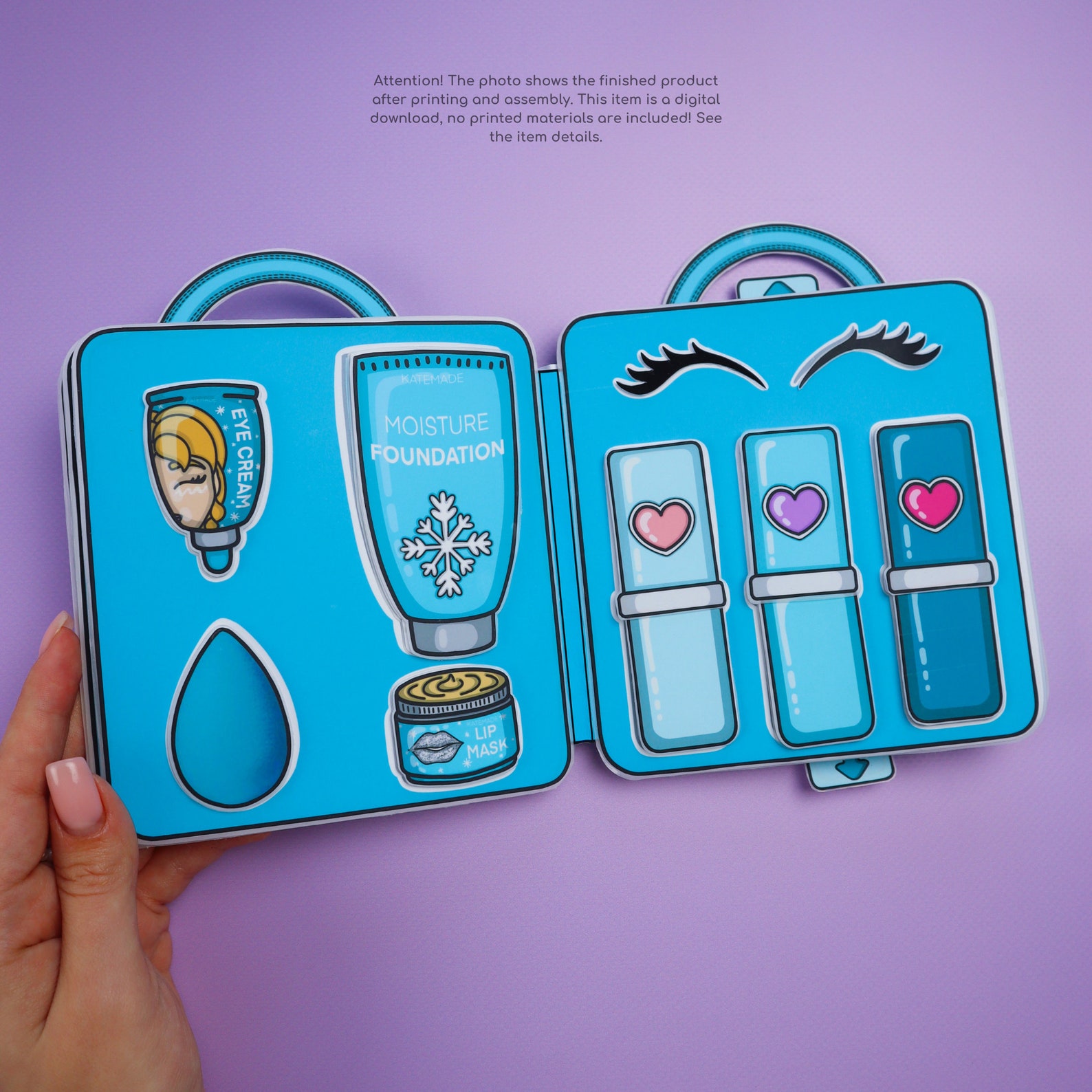 Printable Make up Kit for Girls DIY Instant Download Busy Book - Etsy