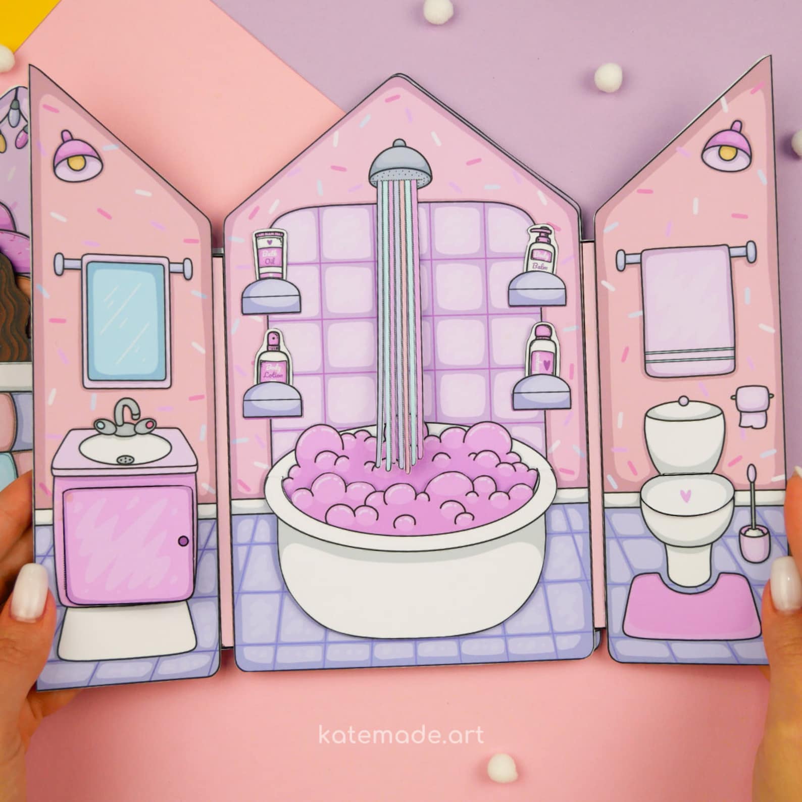 Printable Paper Dollhouse Candy House Busy Book & Activities - Etsy