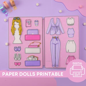 Printable PAPER Doll HOUSE Backgrounds Set Pdf Instant - Etsy Canada
