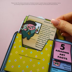 Printable DIY Project Dollhouse Piggy the Artist Activities for Kids ...