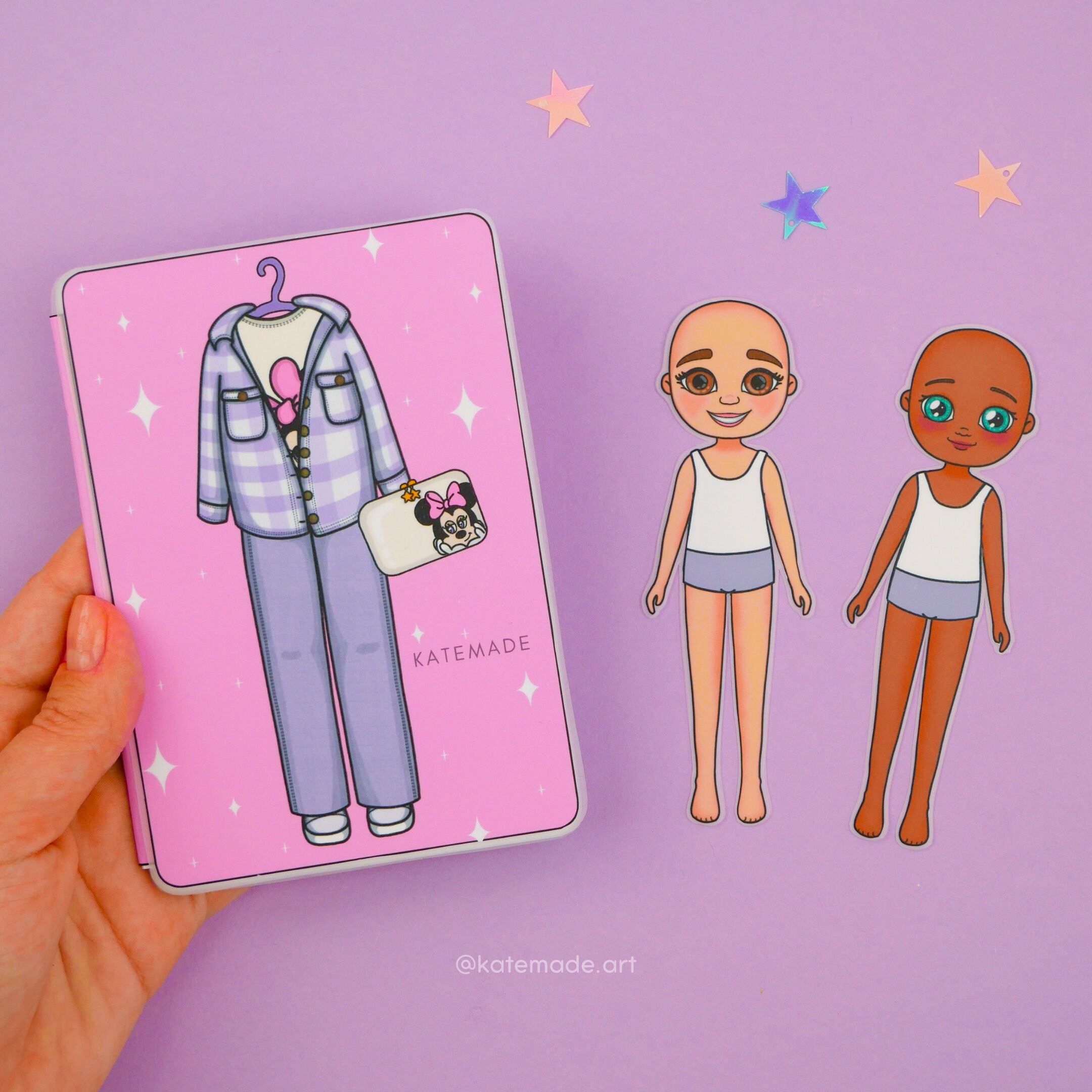Cute Pink Clothes for Paper Dolls Printable DIY Activities for - Etsy