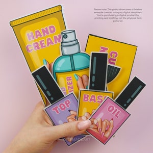 Printable Nail Salon Kit for Girls DIY Instant Download Busy Book - Etsy