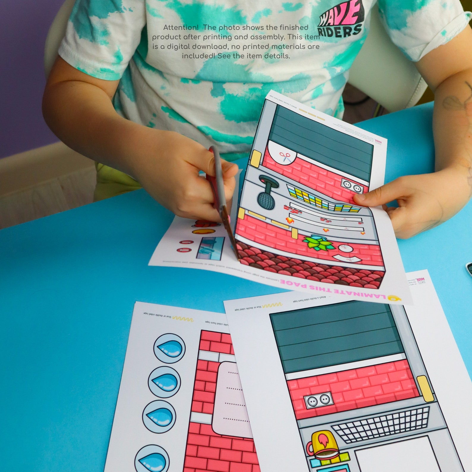 Printable Fire Station Busy Book for Kids PDF Instant - Etsy