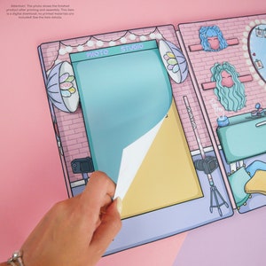 Printable Paper Dollhouse and Paper Dolls Busy Book & - Etsy France