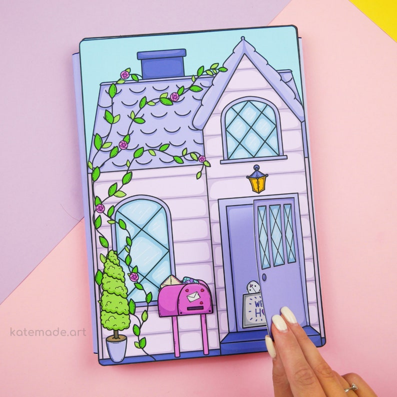 Printable Dollhouse Busy Book & Activities for Kids PDF - Etsy