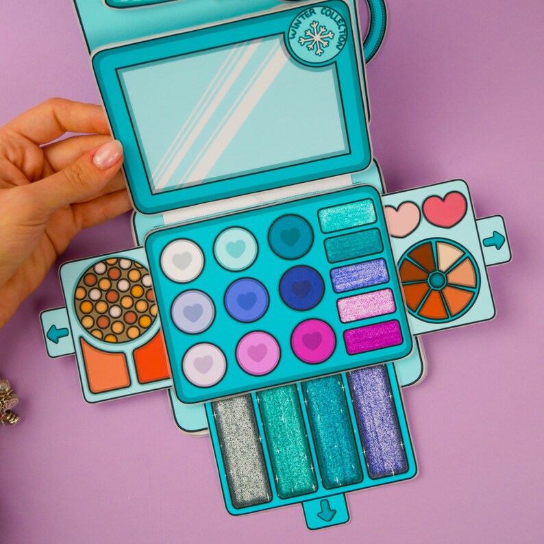 Printable Activities for Kids & Toddlers Make up Kit Busy Book - Etsy