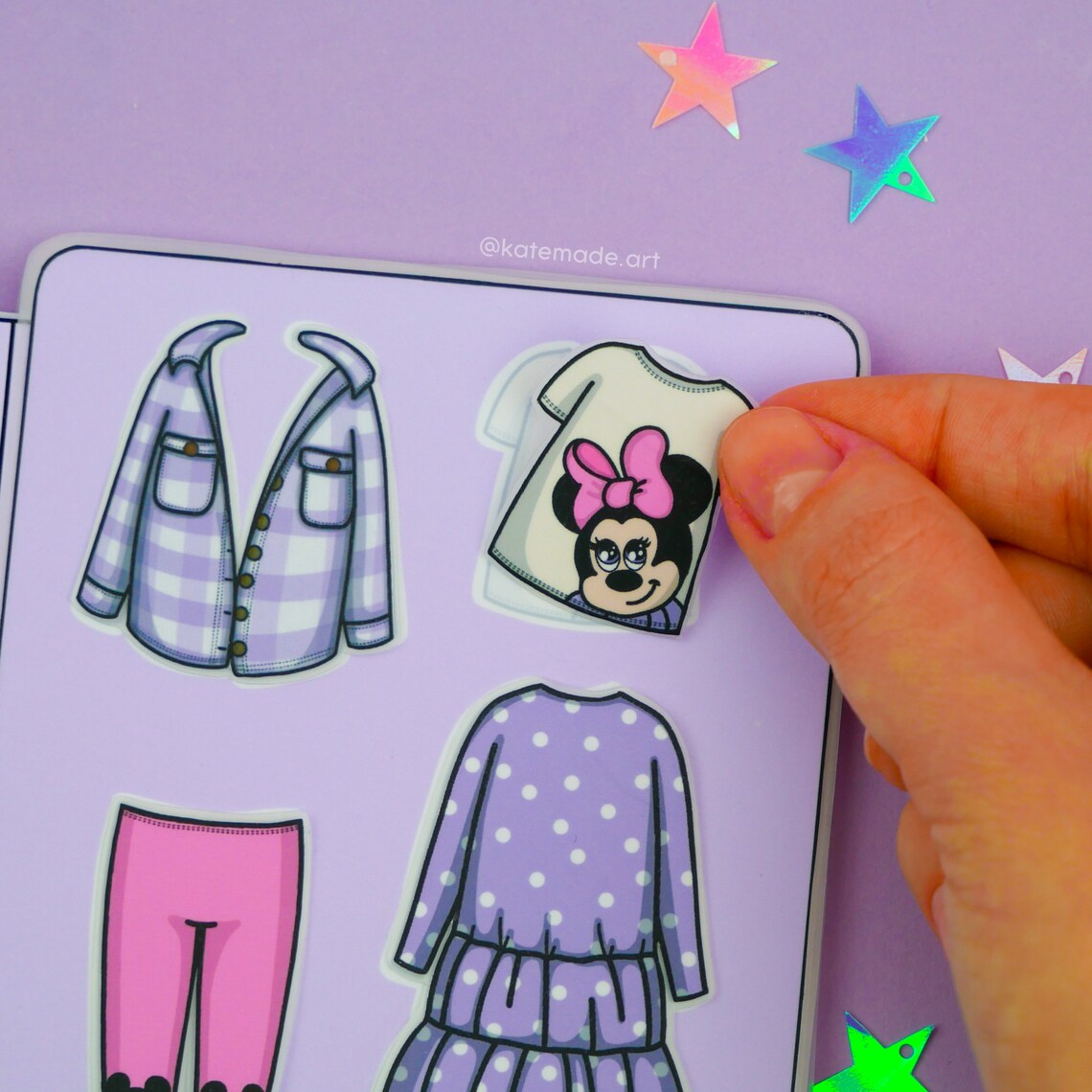 Cute Pink Clothes for Paper Dolls Printable DIY Activities for - Etsy