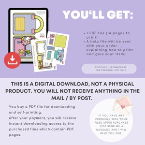 Printable DIY Project Dollhouse Piggy the Artist Activities for Kids ...