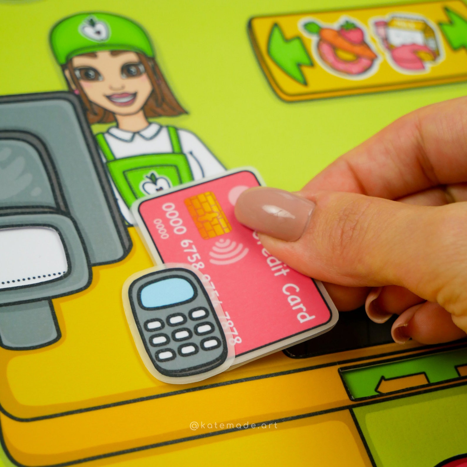 Printable Grocery Shop for Kids Busy Book Quiet Books - Etsy