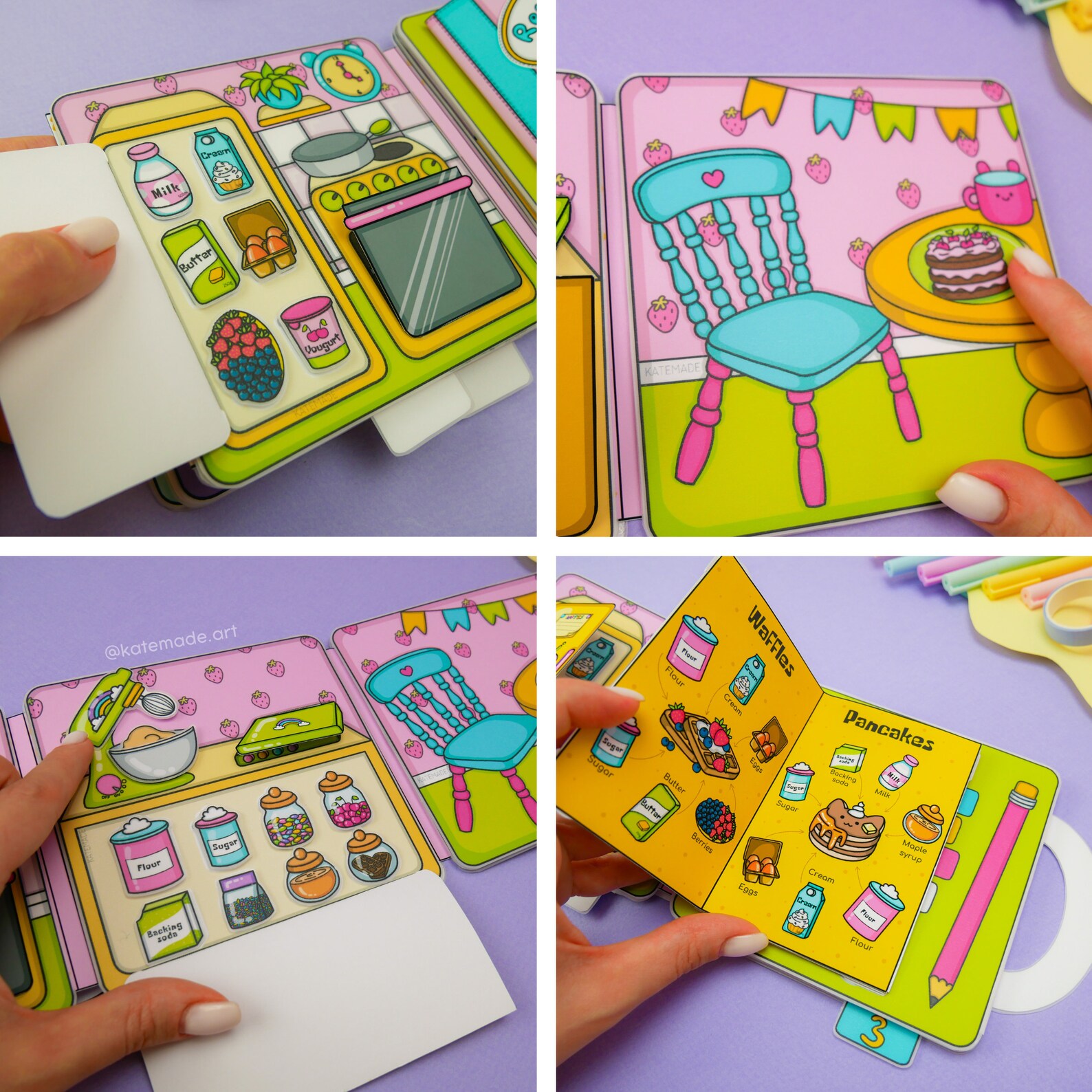 Printable Dollhouse Girls Activity Book Unicorn Printable - Etsy