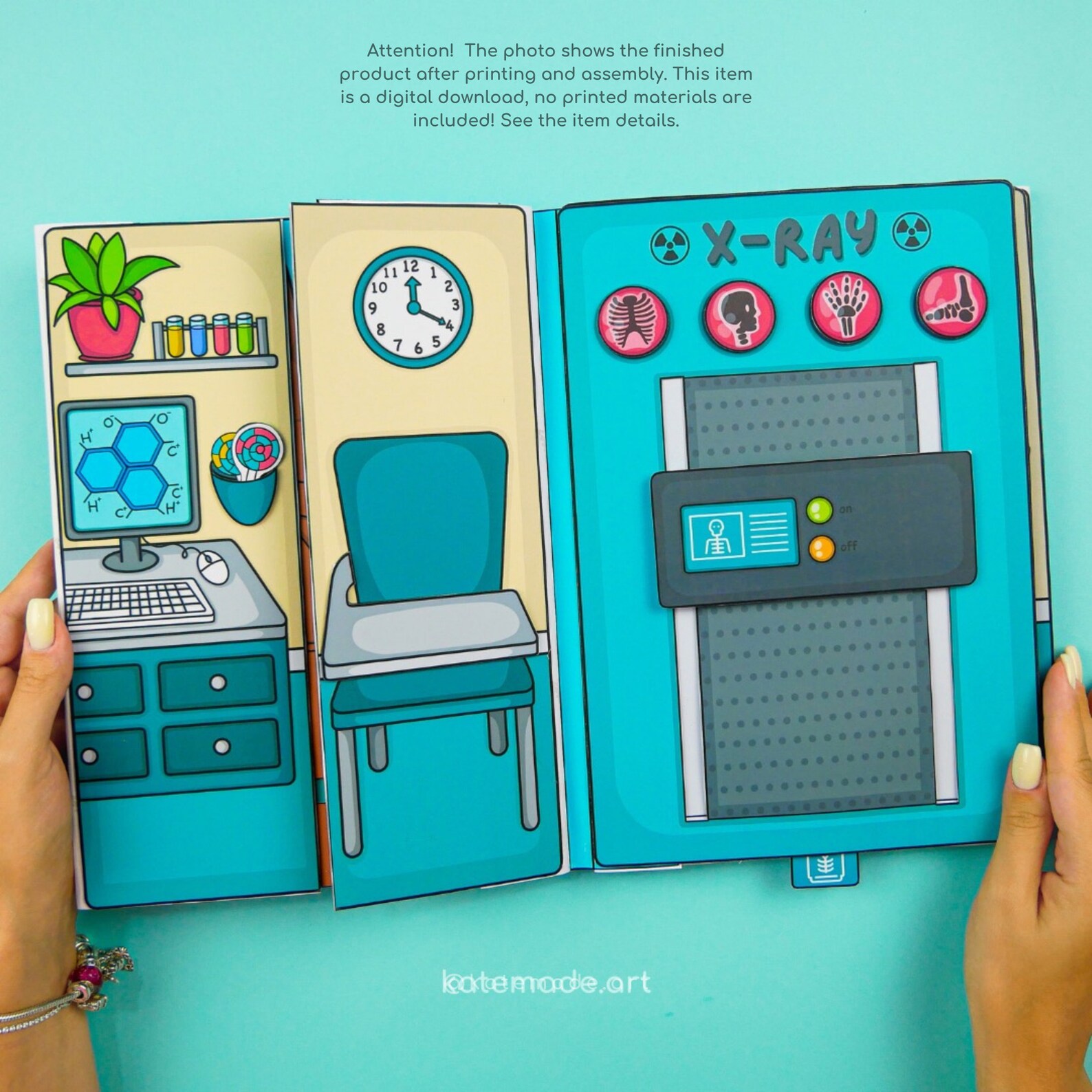 Printable Hospital Busy Book for Kids Paper Dolls - Etsy