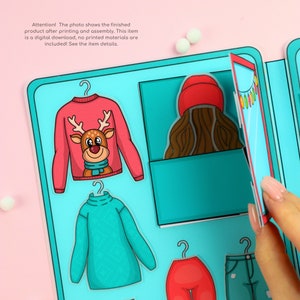 Printable Paper Dolls Dress up Kit , Preschool Games, Toddler Busy Book ...