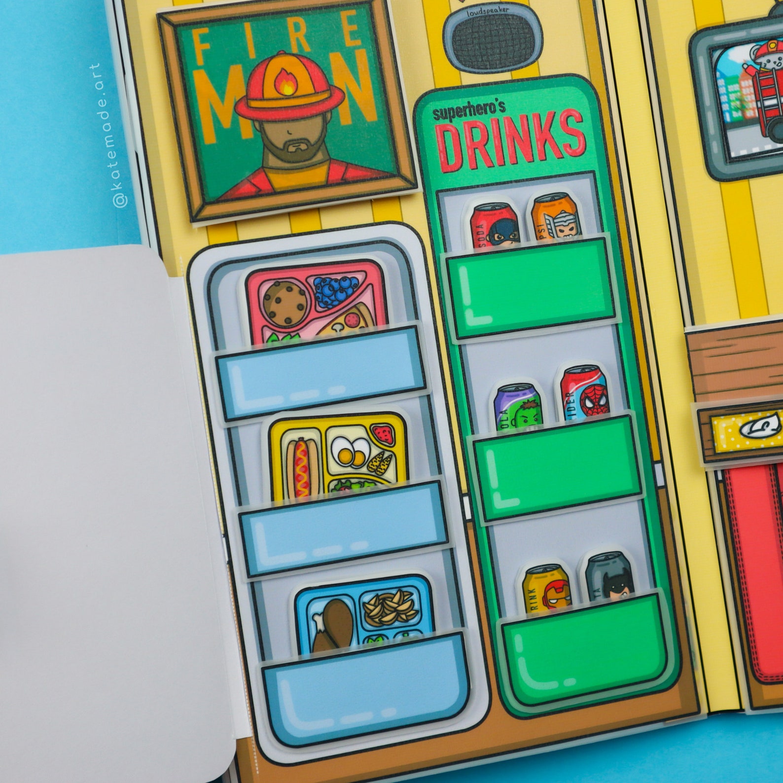 Printable Fire Station Busy Book for Kids PDF Instant - Etsy