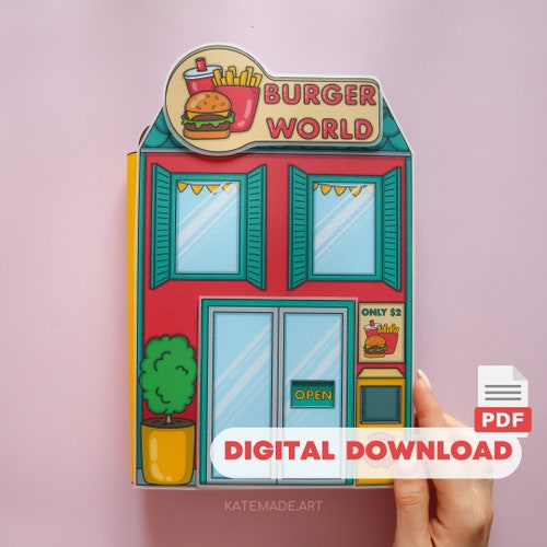 Printable Dollhouse Girls Activity Book Camper Printable Etsy Hong Kong