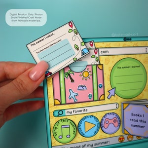 Printable Lapbook My Summer DIY - Etsy