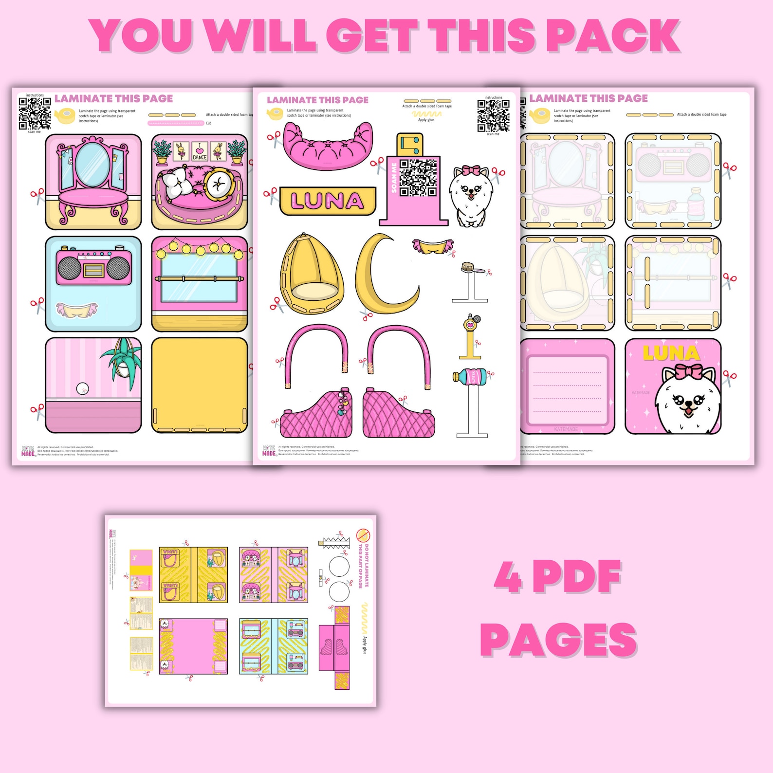 Printable DIY Project for Kids Activities for Toddlers Busy - Etsy