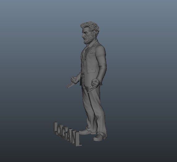 Wolverine Logan 3d Printing Model - Etsy