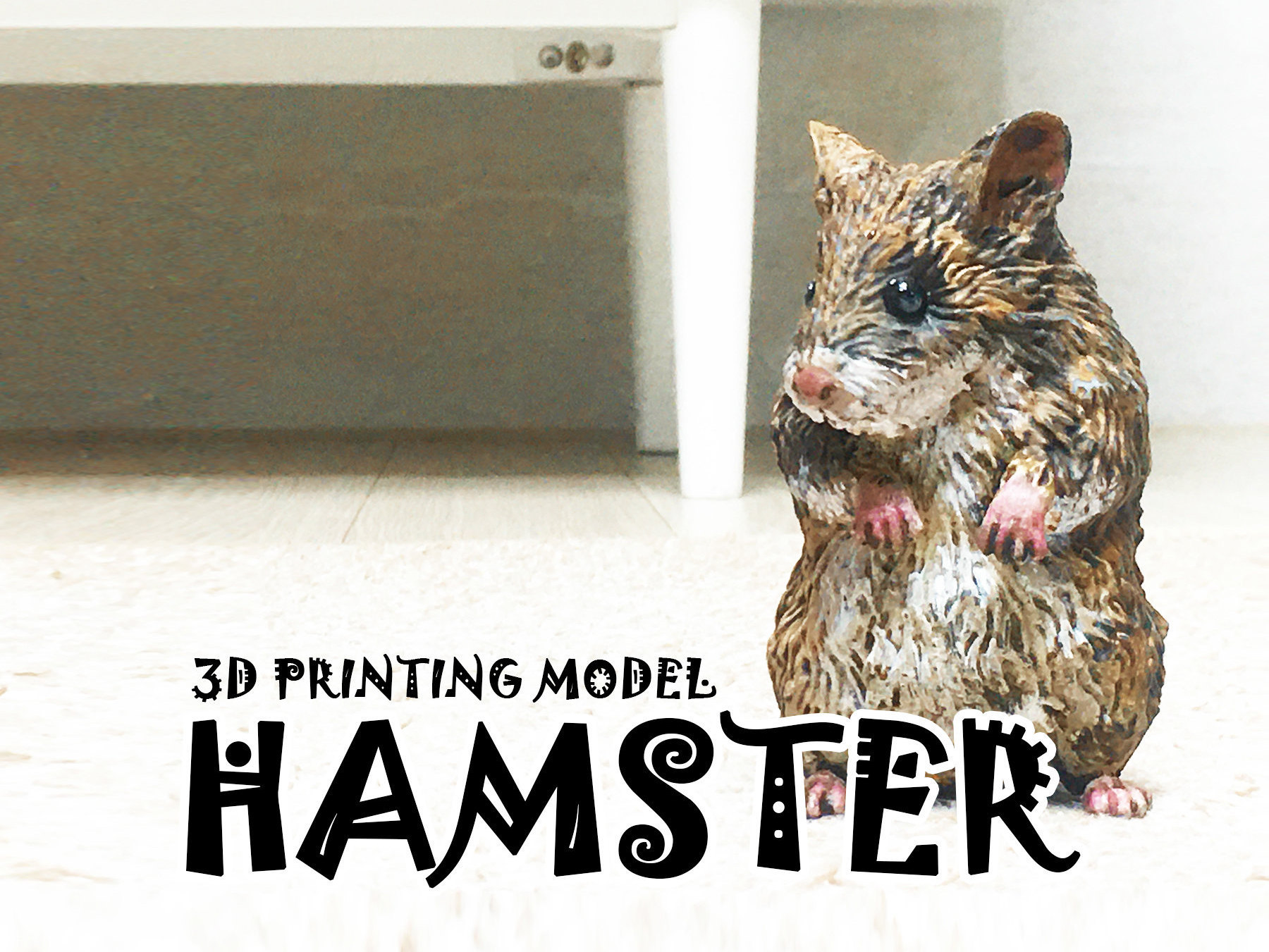 Hamster 3D Printing Model - Etsy