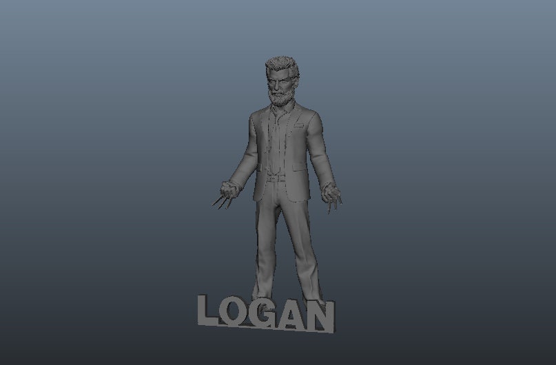 Wolverine Logan 3d Printing Model - Etsy