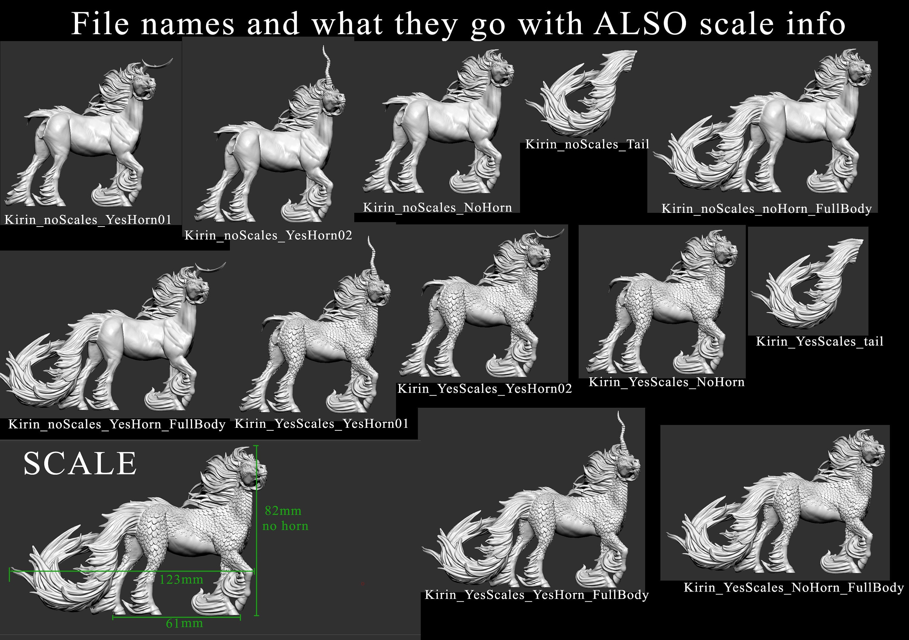 Kirin Mini Mini Monster Mayhem - Etsy