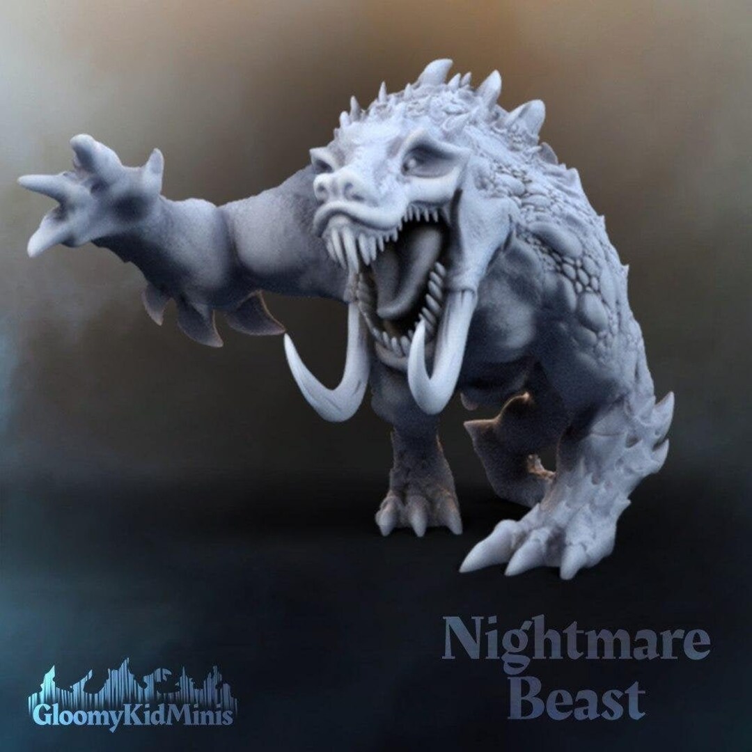 Nightmare Beast - Gloomykidminis - Etsy