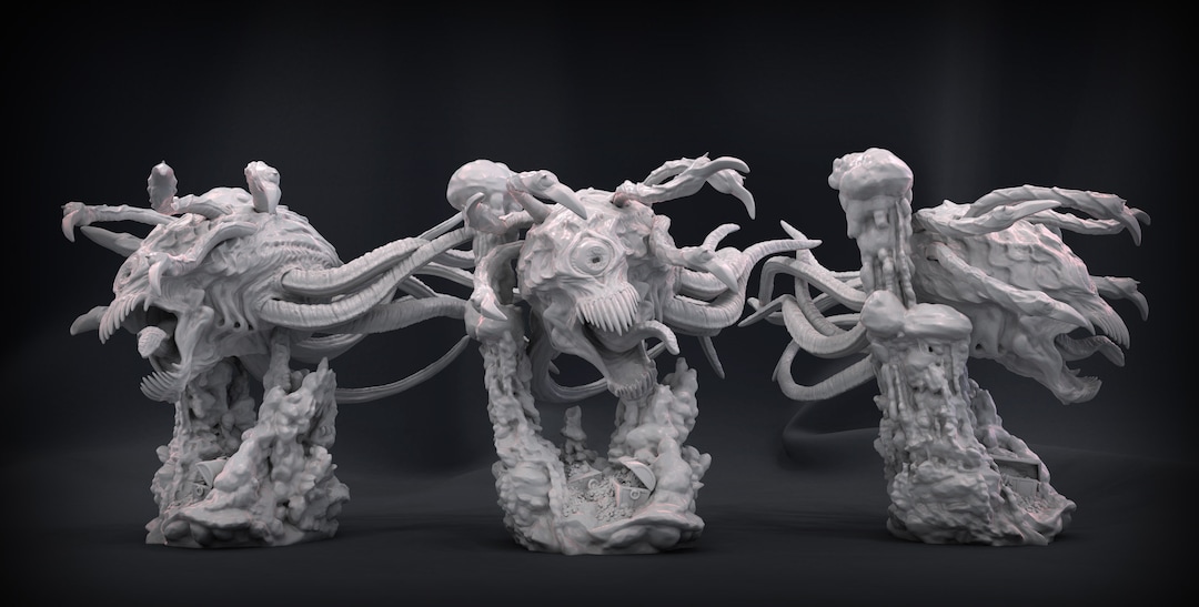 Lingering Horror Resin 3D Printed Tabletop RPG Boss - Etsy