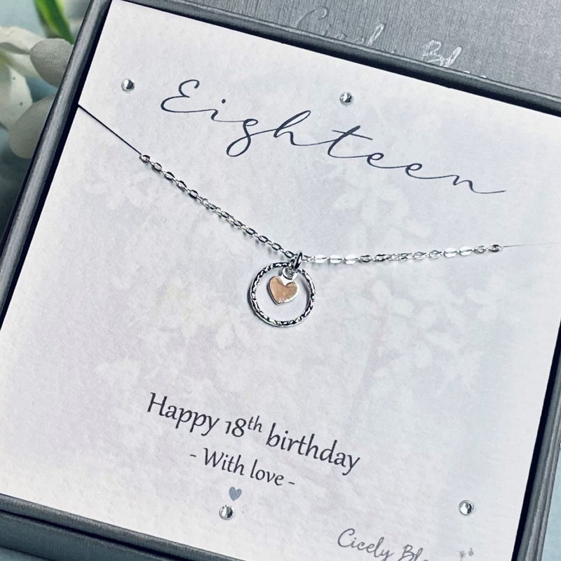 18th Birthday Necklace - Etsy