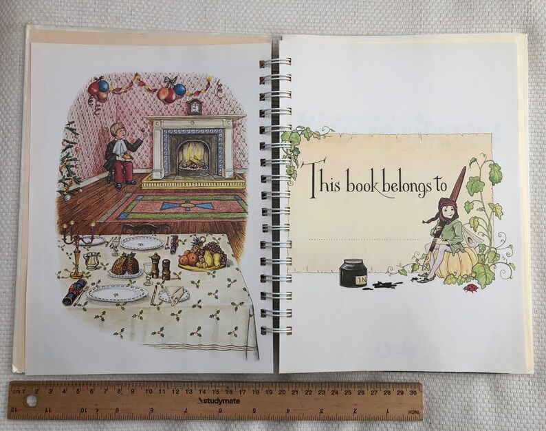 Nursery Rhymes Repurposed Book Journal, Blank Page Notebook, Planner ...