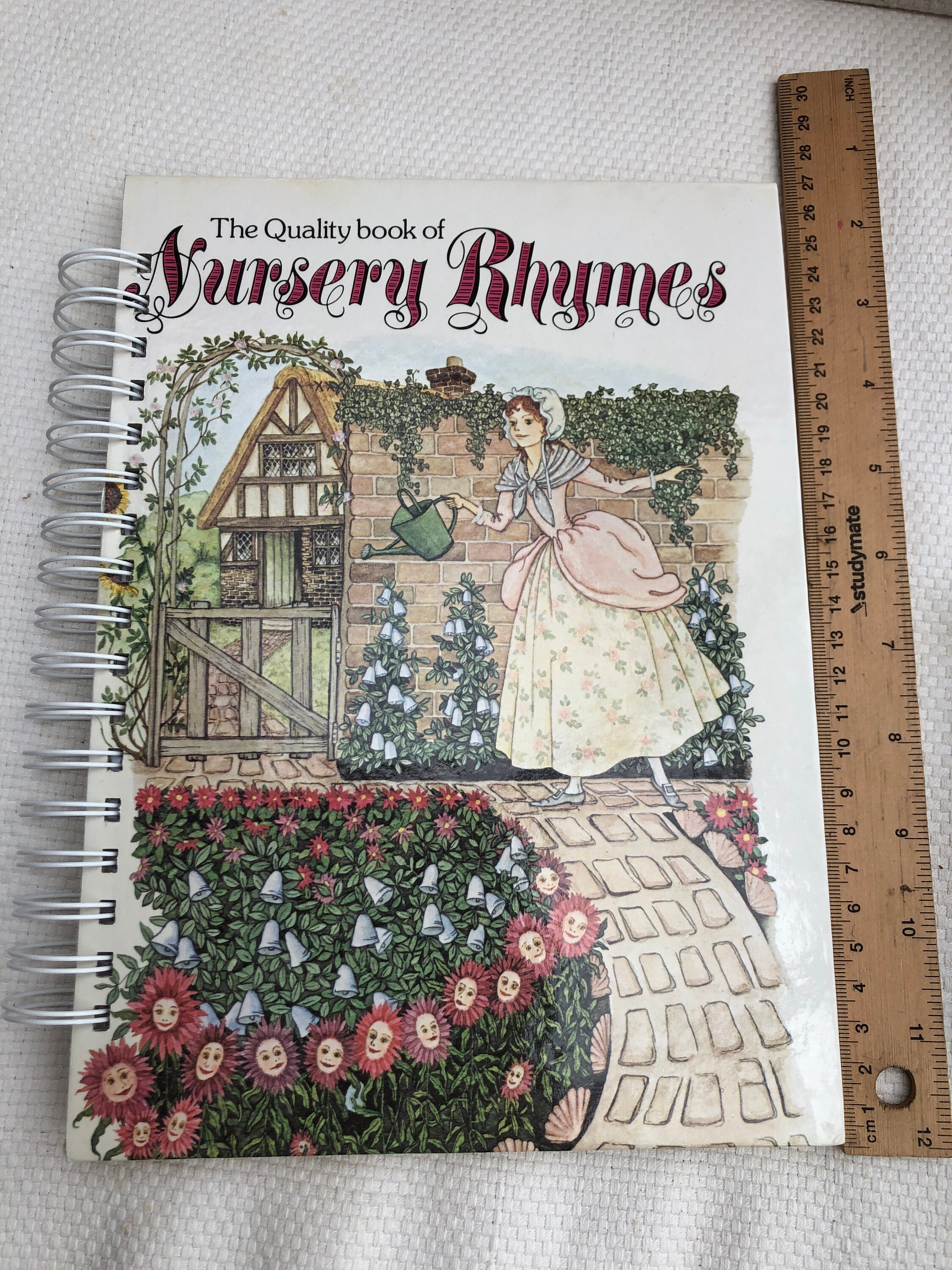 Nursery Rhymes Repurposed Book Journal, Blank Page Notebook, Planner ...