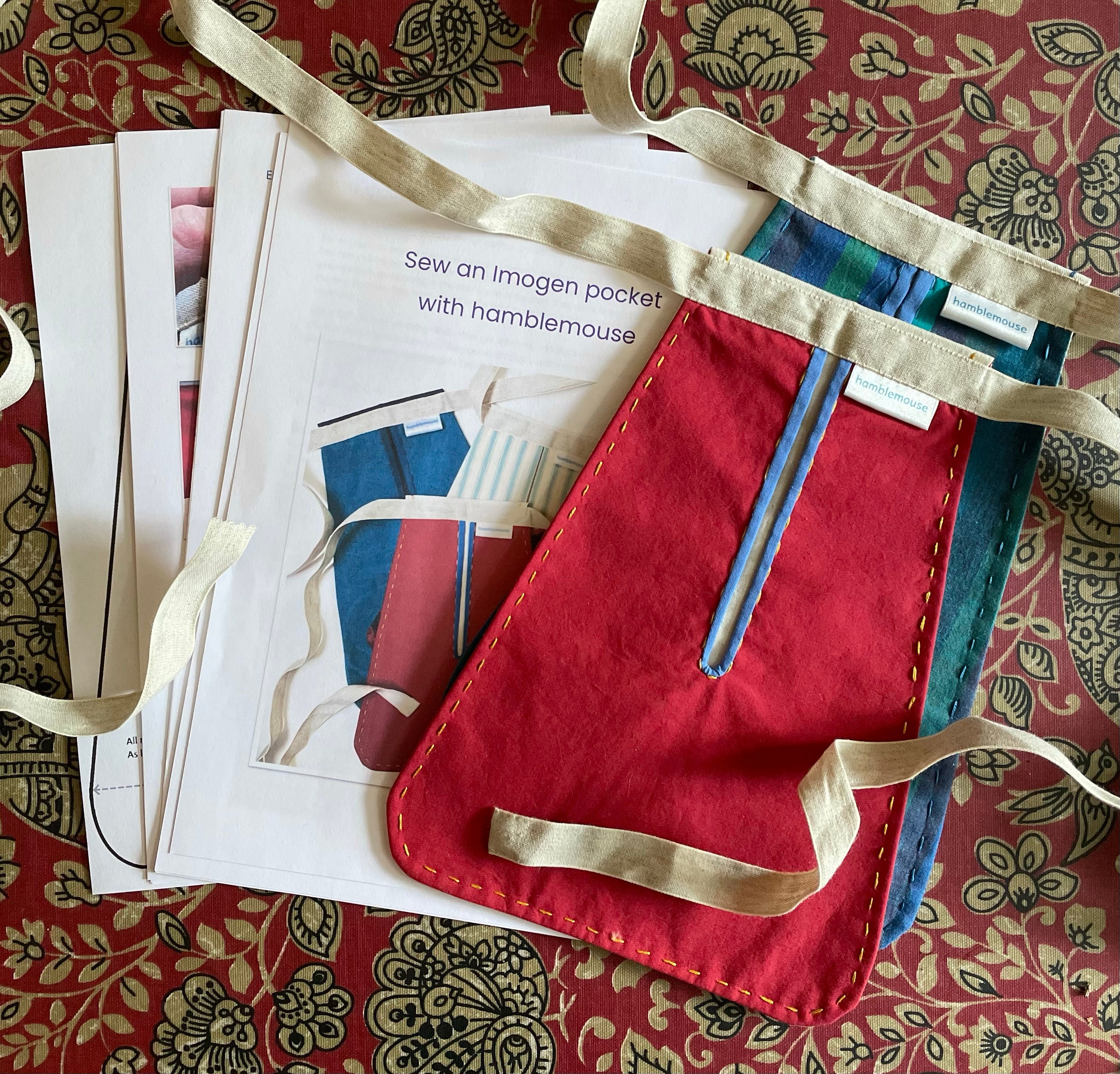 Tie-on Waist Pocket Sewing Pattern (PDF Download) - Etsy