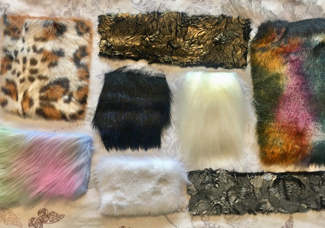 Faux Fur Fabric Samples - Etsy UK