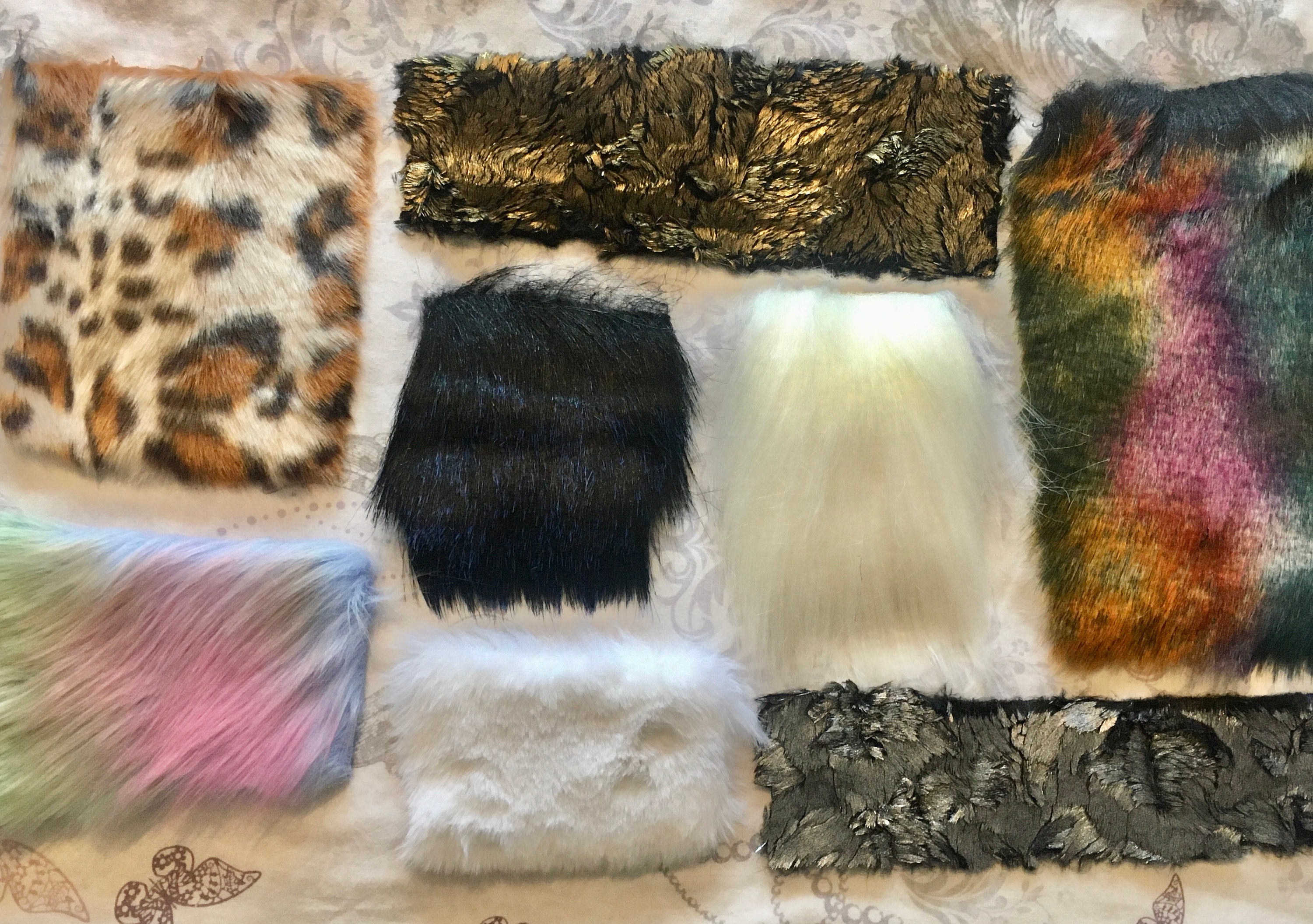 Faux Fur Fabric Samples - Etsy UK