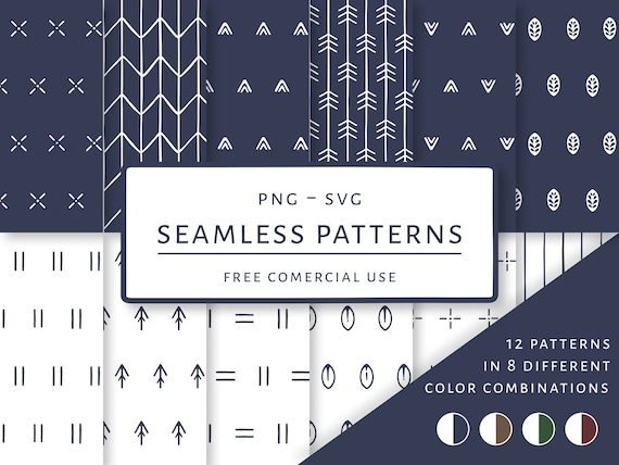 Nordic Seamless Patterns Free Commercial Use Trendy Pattern - Etsy