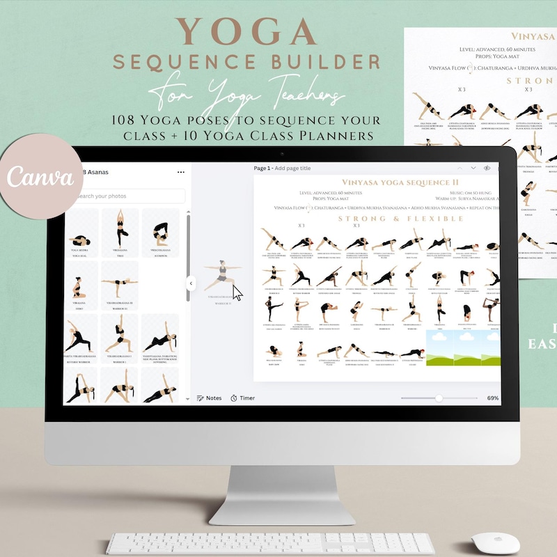 Yoga Sequence Planning - Etsy UK