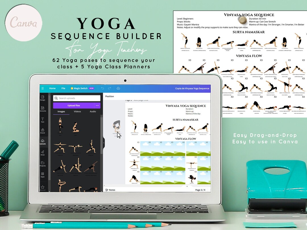 Yoga Sequence Builder Yoga Class Planner Yoga Class Sequence Planner ...