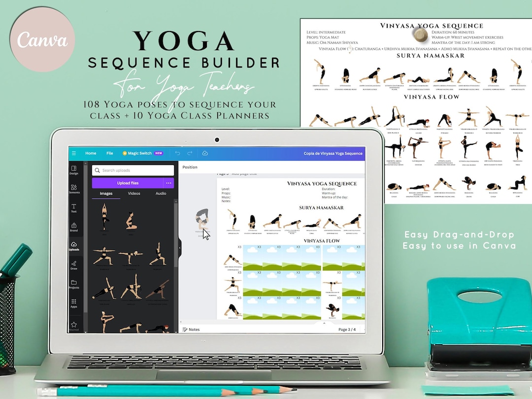 Yoga Sequence Builder Yoga Class Planner Yoga Class Sequence Planner ...