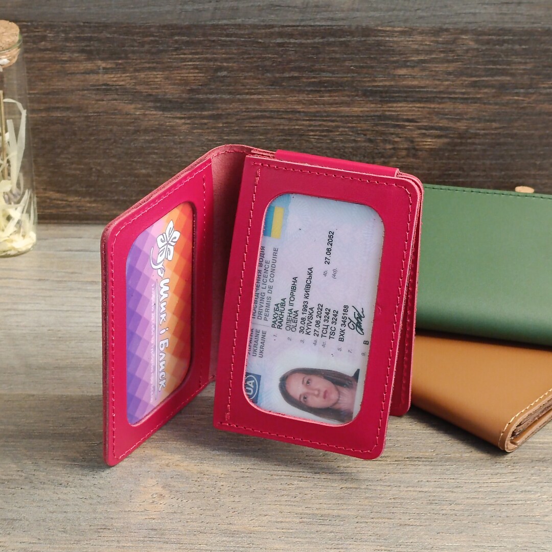 Cover For Driver s License And ID Holder Etsy Cover For Driver s License And ID Holder Etsy