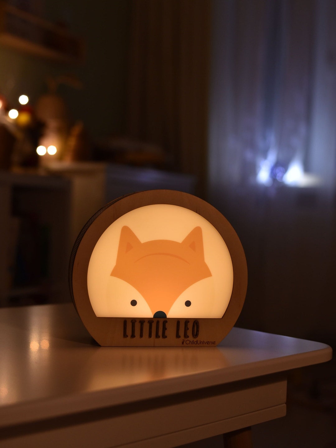 Cute Night Light, Woodland Animals Night Lighting Lamp, Baby Nursery ...
