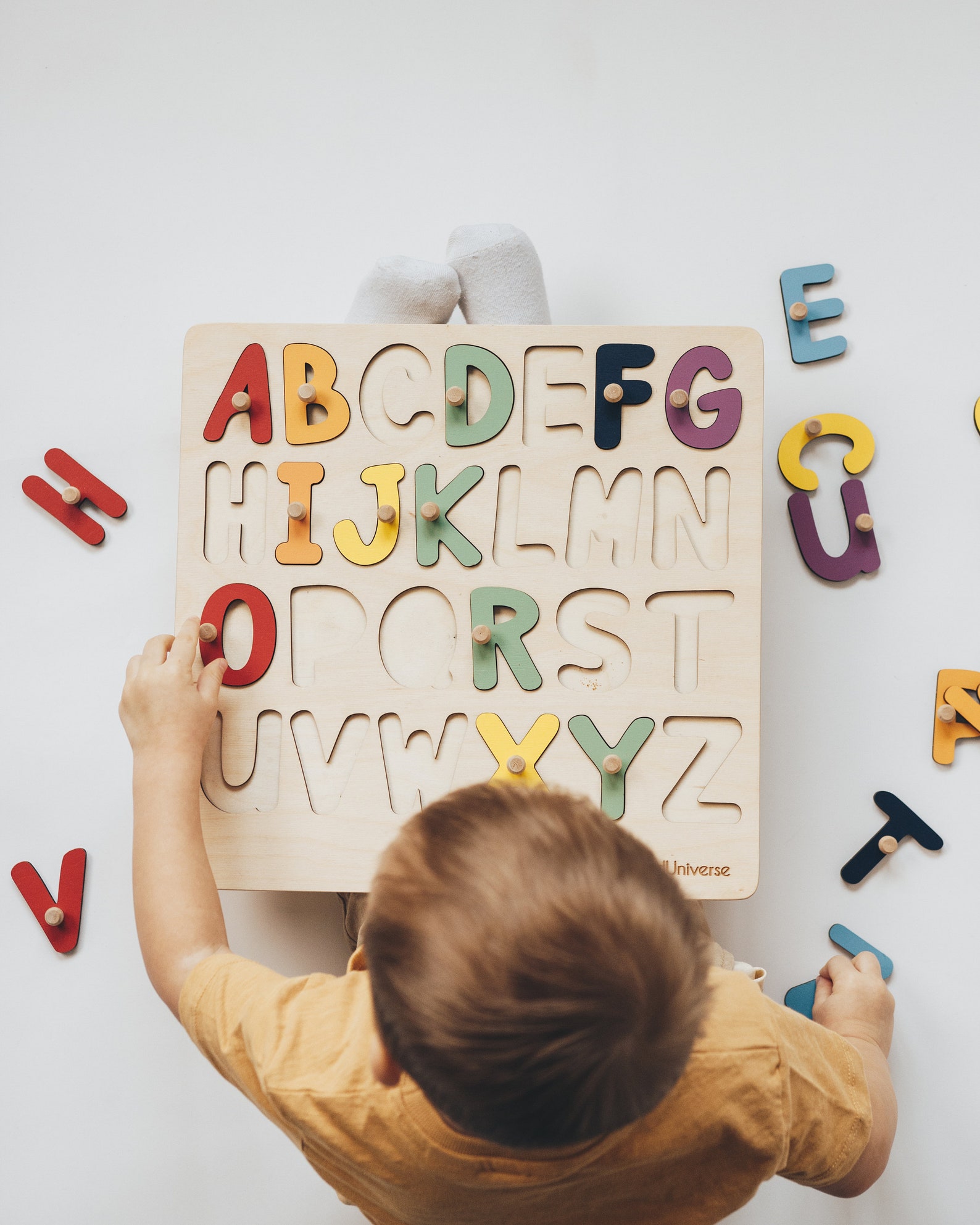 Alphabet Puzzle Personalized Baby Gift Birthday Kids Gift - Etsy