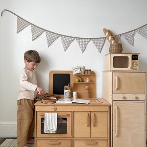Wooden Baby Kitchen, Wood Montessori, Wooden Kitchen for Kids, Birthday ...