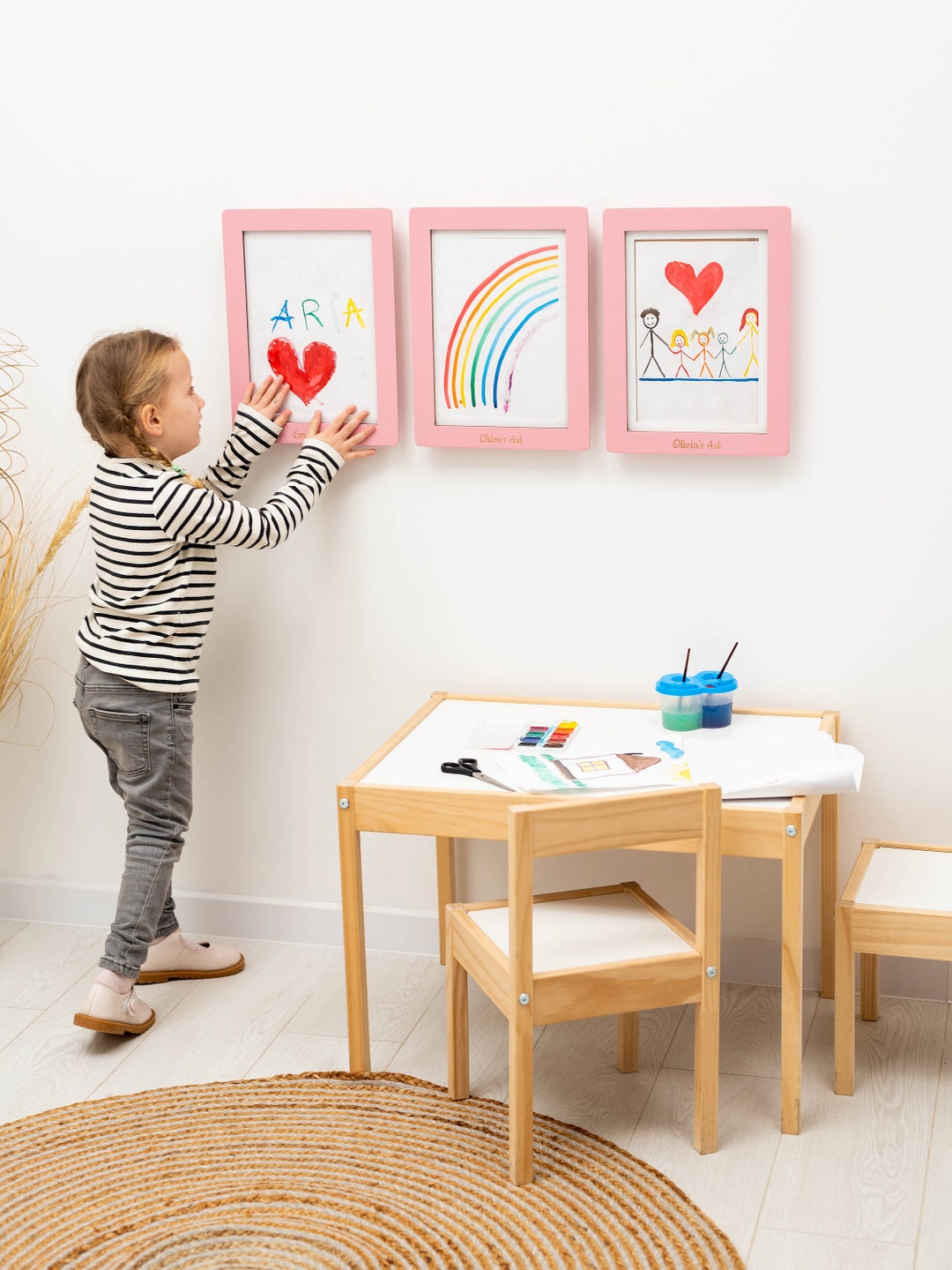 Children Drawings Frames, Picture Frames, Children Art Frames, Nursery ...