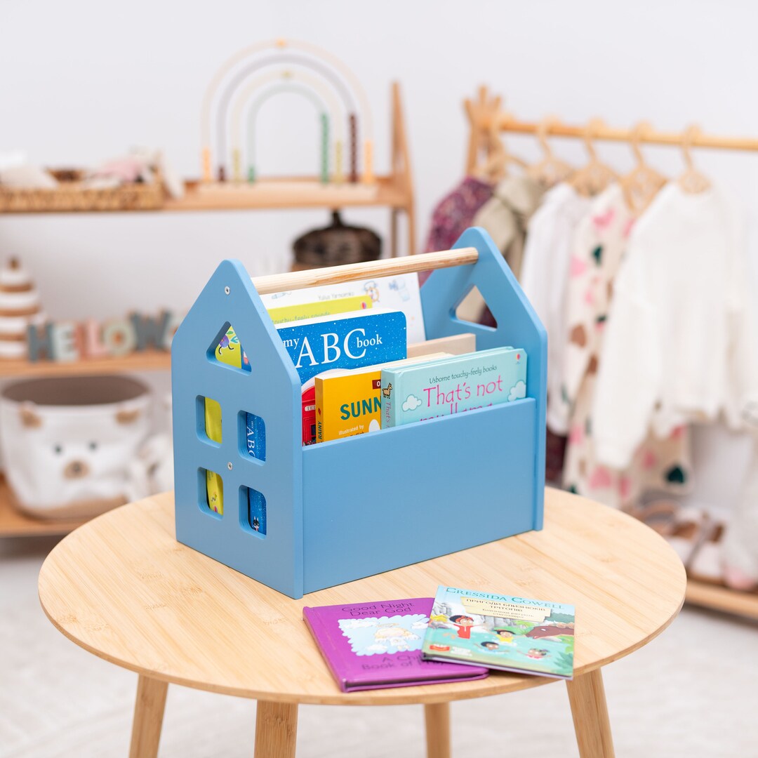 Nursery Cute Storage for Books, Playroom Decor Box for Books, Nursery ...