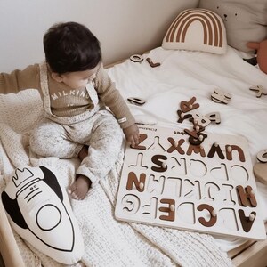 ABC Puzzle Montessori Alphabet Puzzle for Kids Personalized - Etsy