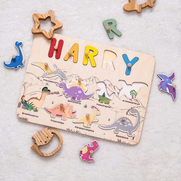 Montessori Dinosaur - Etsy