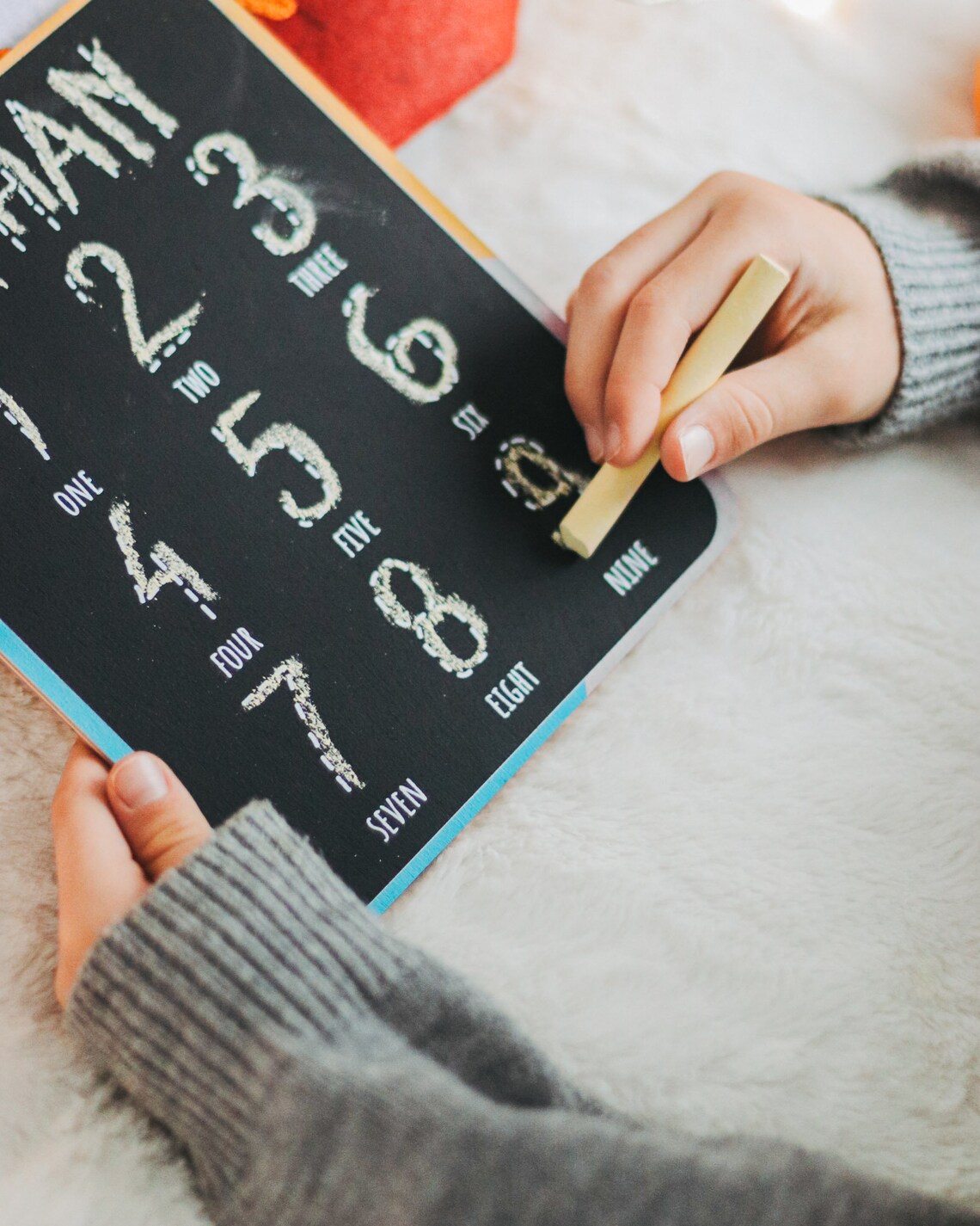 Chalkboard for Kids Trace Name Board Trace Shapes Reusable | Etsy