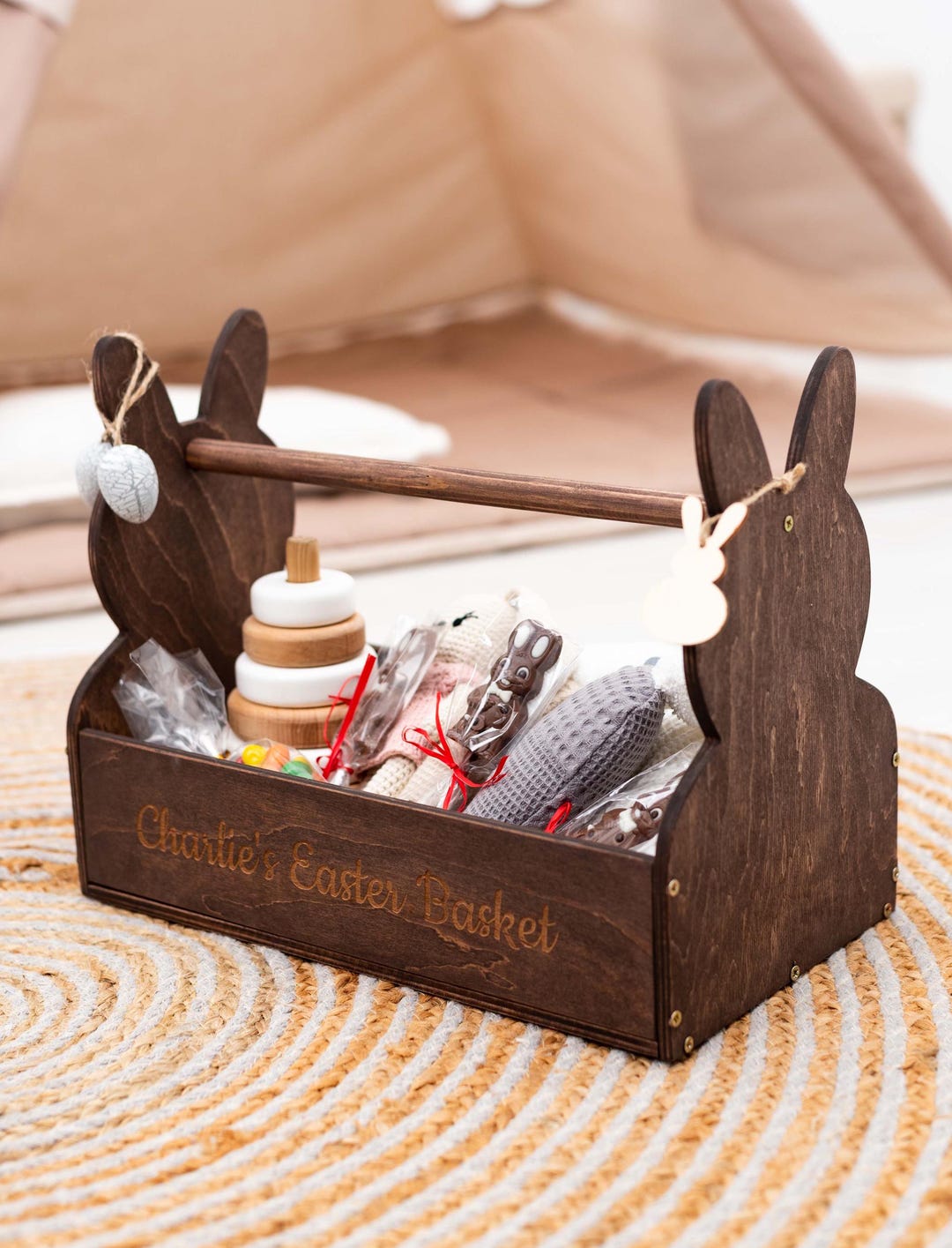 Baby Easter Basket, First Easter Basket, Personalized Easter Baskets ...