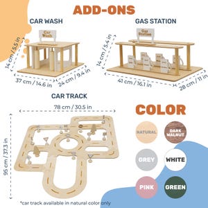 Toy Garage Car Ramp, Toddler Birthday Gift, Toy Car Parking Garage ...