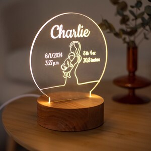 Newborn Baby Birth Details, Custom New Baby Gift, Baby Girl or Boy ...