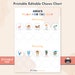 Digital Chore Chart for Kids, Printable PDF, Daily Checklist, Planner ...