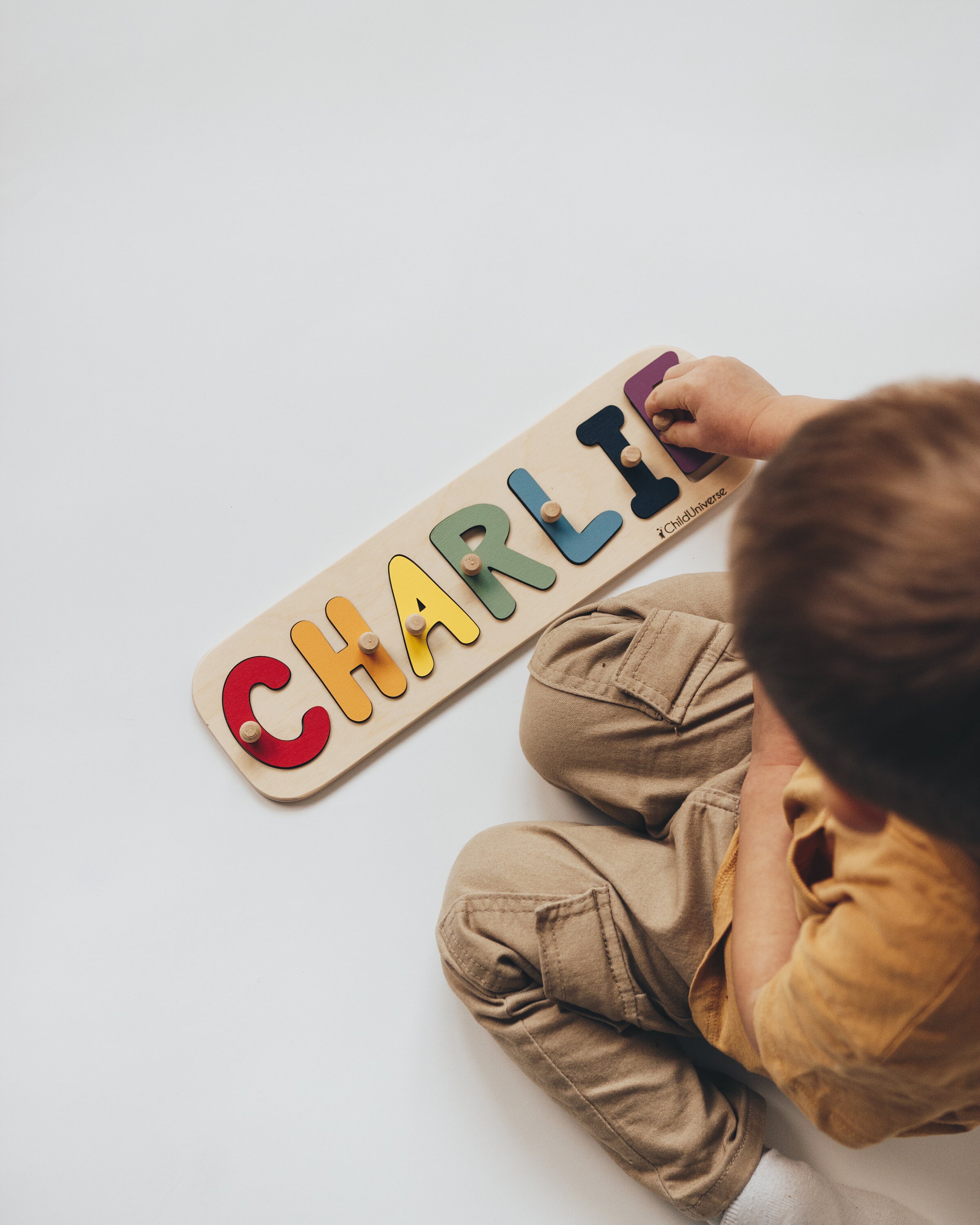 Kid Name Puzzle Baby Boy Gift Toddler Toys Wooden Toys 1st - Etsy